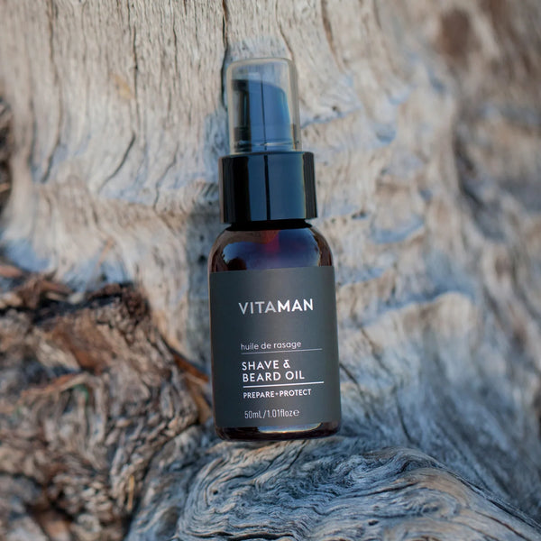 VITAMAN Shave & Beard Oil 50ml - Iris Body and Beauty